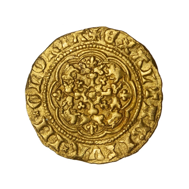 Edward III Gold Quarter Noble Pre-Treaty Gf D1628