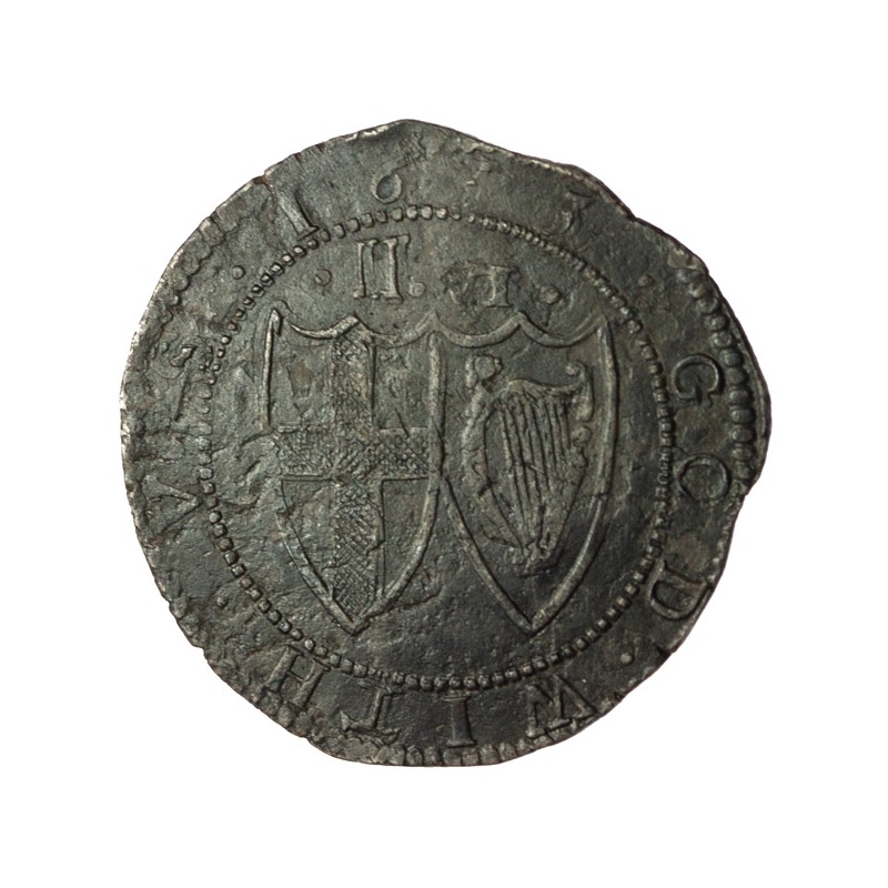 Commonwealth 1653 Silver Halfcrown I0326