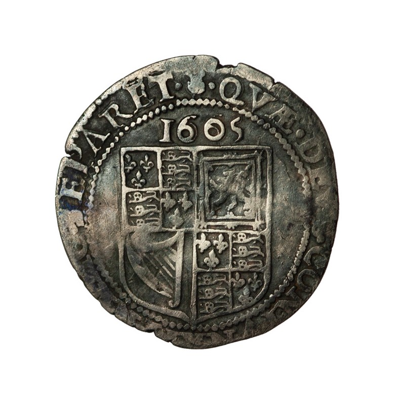 James VI Silver Six Shillings - Scottish J0078