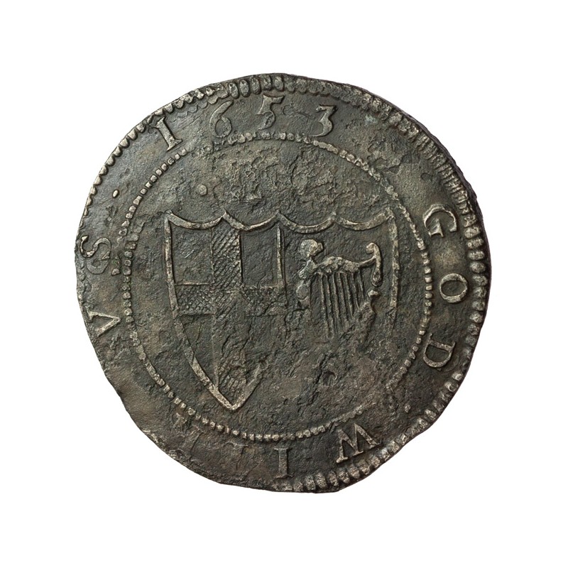 Commonwealth 1653 Silver Halfcrown I0329