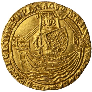 Edward III Gold Noble﻿ - Treaty B D1691