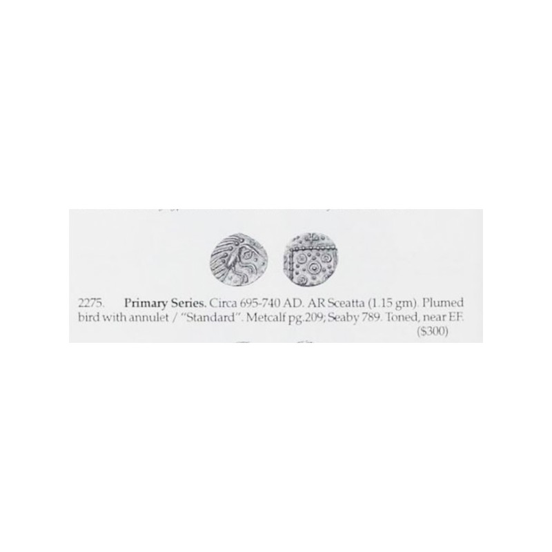 Anglo-Saxon Silver Sceat Series E B0516
