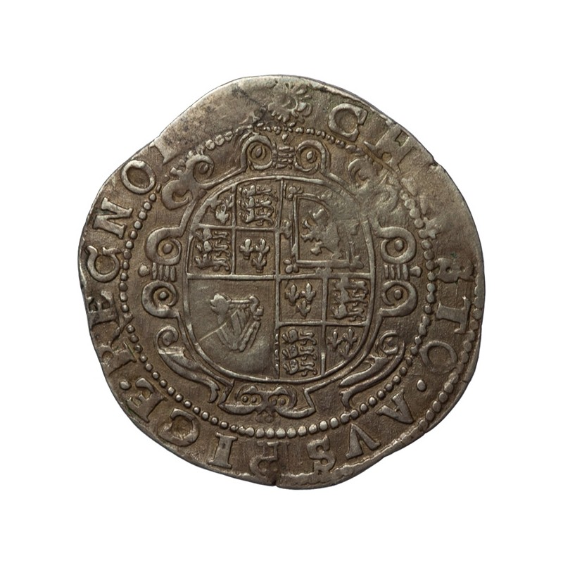 Charles I Exeter Silver Shilling H0806