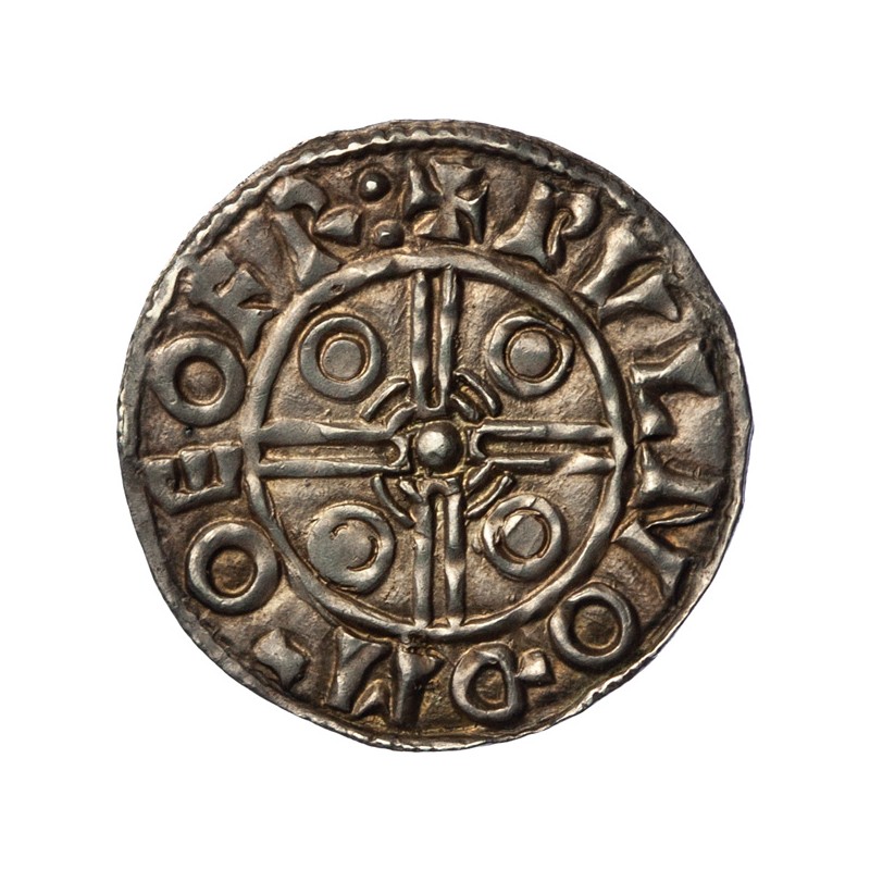 Cnut 'Pointed Helmet' Silver Penny York B0544
