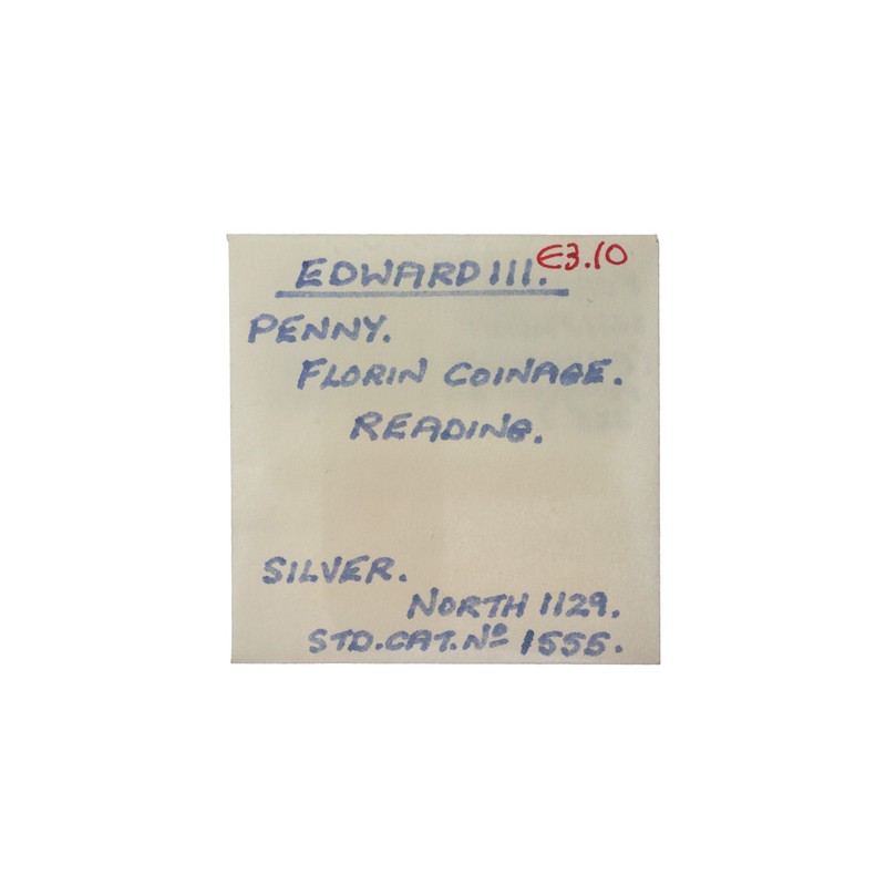 Edward III Silver Penny Reading - Escallop in quarter D1786