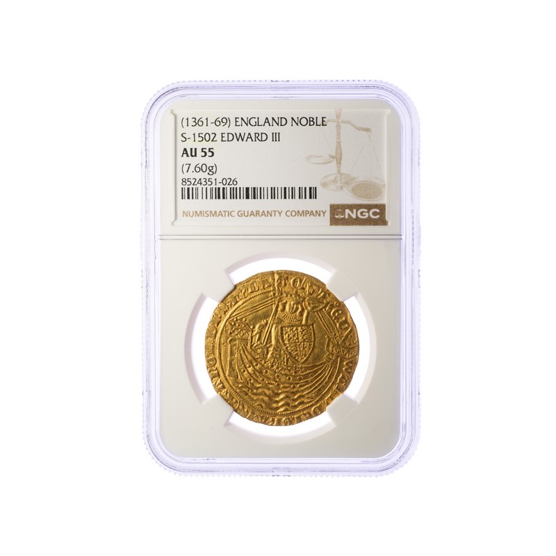 Edward III Gold Noble﻿ - Treaty B D1825