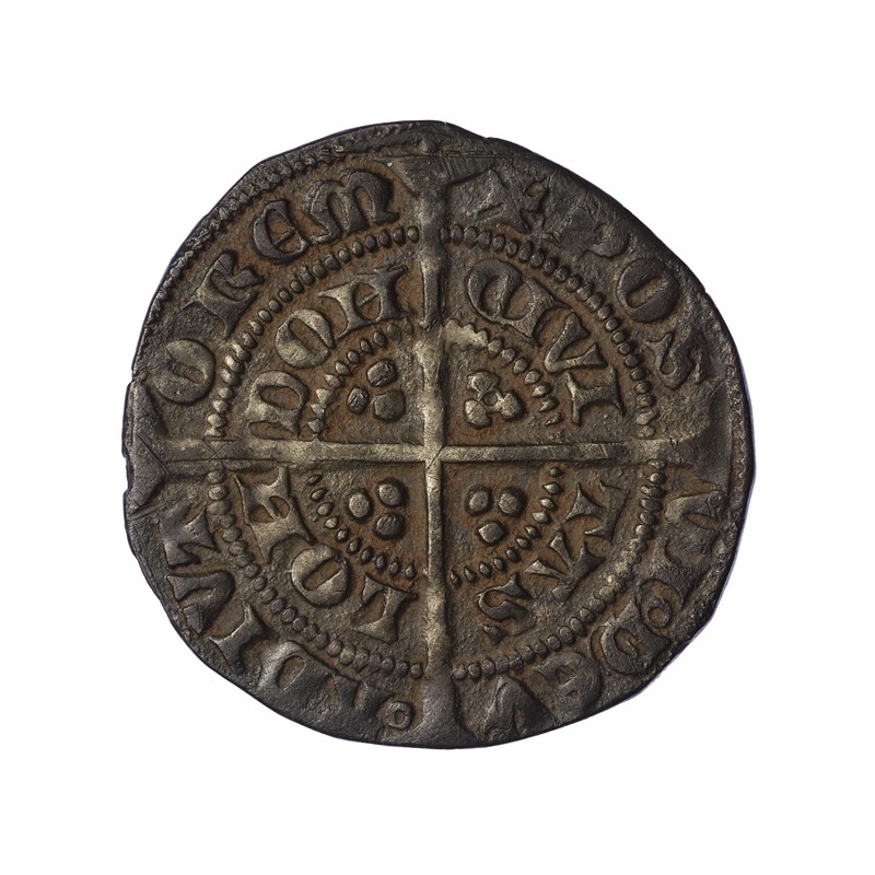 Edward III Silver Halfgroat﻿ F/Ga Mule D1826