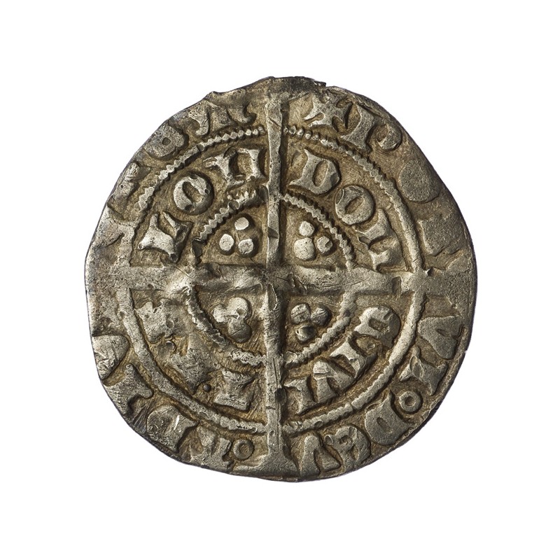 Edward III Silver Halfgroat﻿ Gb/Gf Mule D1828