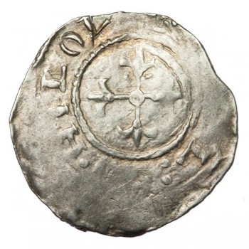 Henry I Facing bust/cross fleury Silver Penny C0058