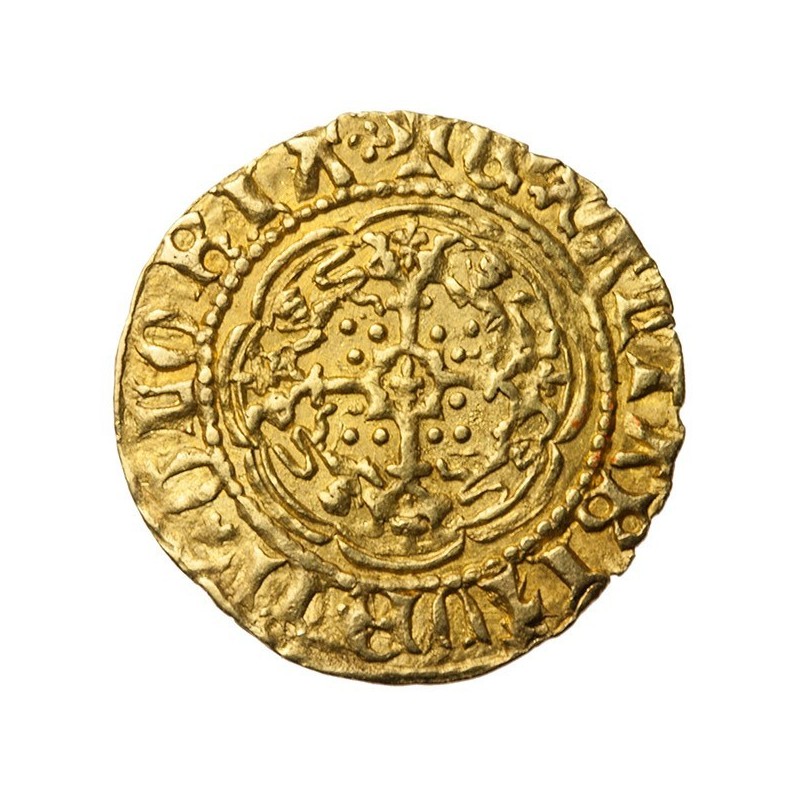 Henry V Gold Quarter Noble Continental imitation