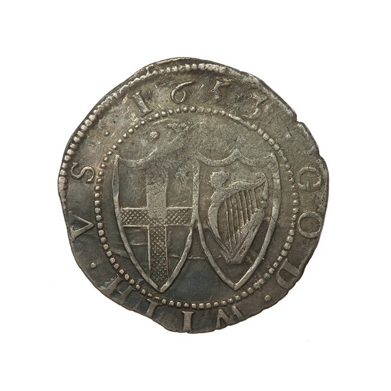 Commonwealth 1653 Silver Shilling I0304