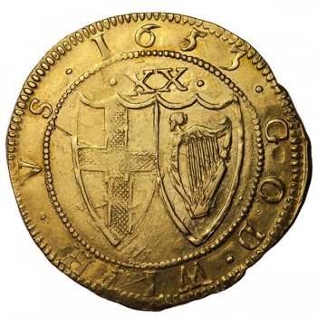 Commonwealth 1653 Gold Unite I0305