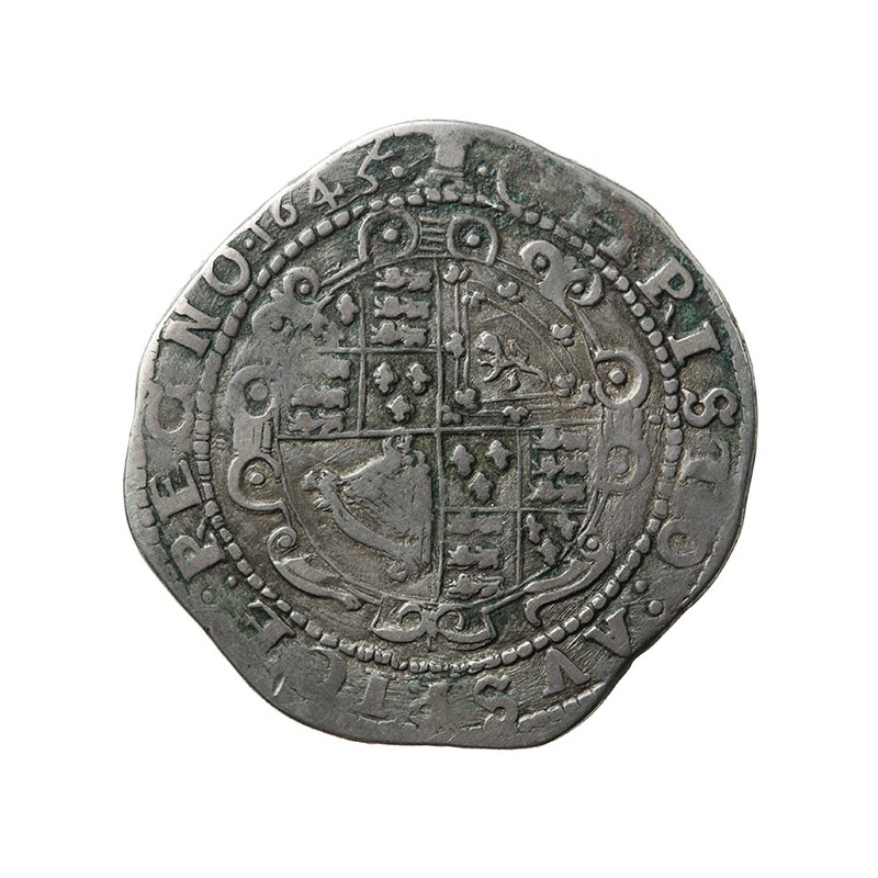 Charles I Silver Exeter Halfcrown﻿ H0538