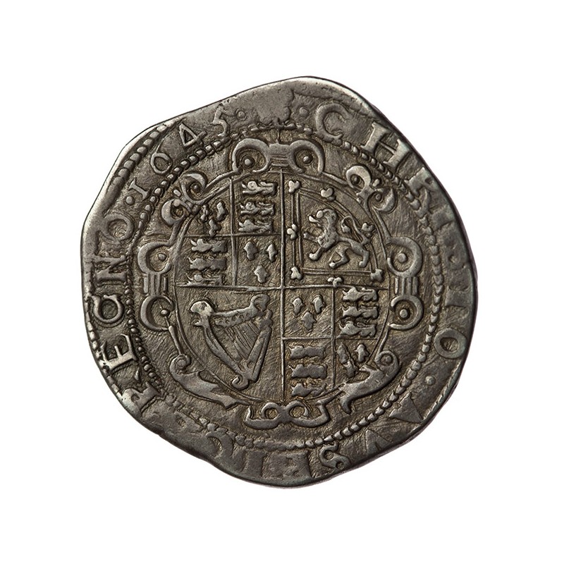 Charles I Silver Exeter Halfcrown﻿ H0612