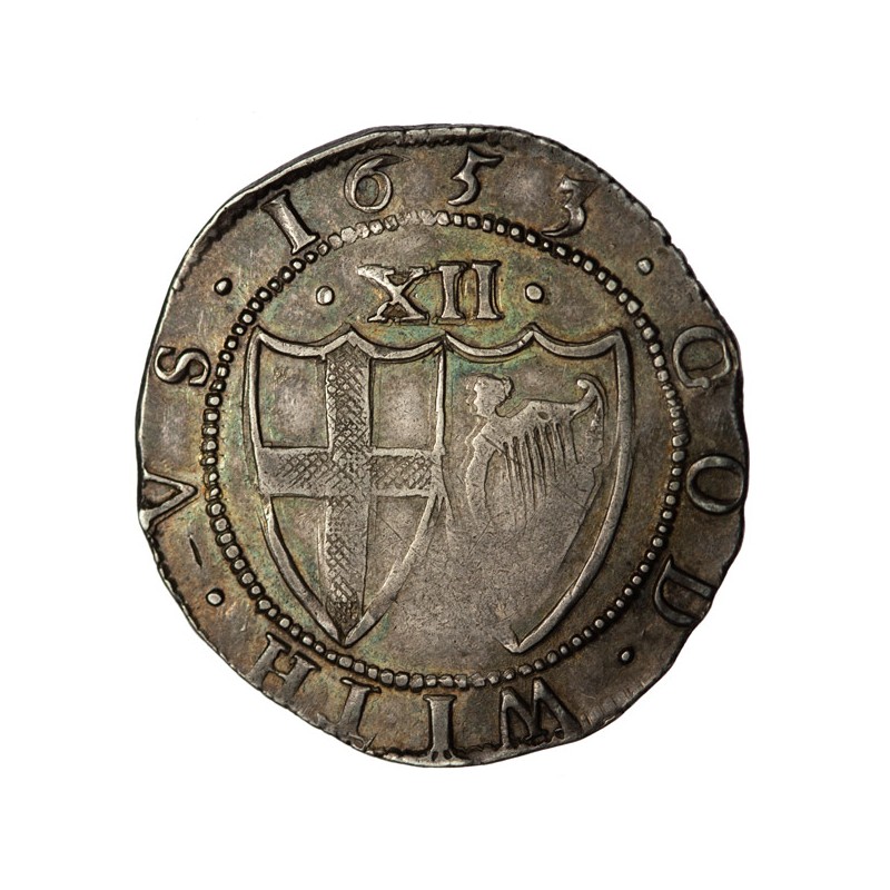 Commonwealth Silver Shilling 1653 I0320