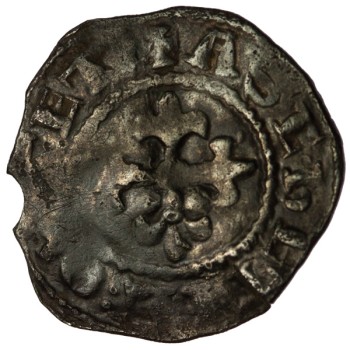 Henry I Facing bust/cross fleury Silver Penny C0096