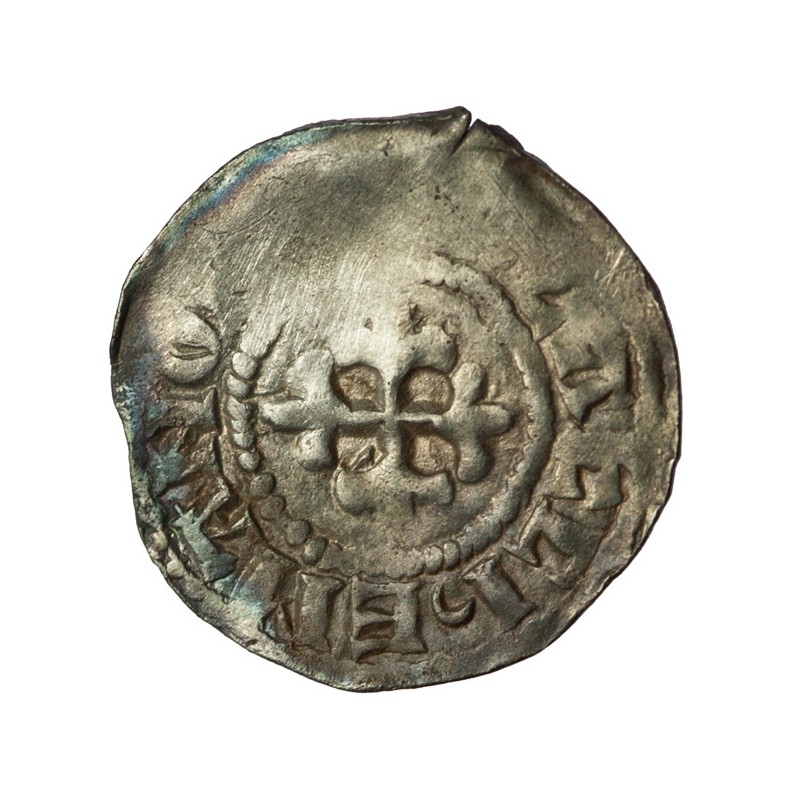Henry I Facing bust/cross fleury Silver Penny C0110